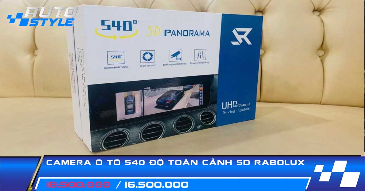 Camera Ô Tô 540 Độ Toàn Cảnh 5D Rabolux - AUTO STYLE