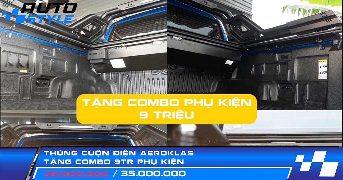 Thùng Cuộn Điện Aeroklas + Tặng Combo 9Tr Phụ Kiện Dành Cho Ford Raptor ...